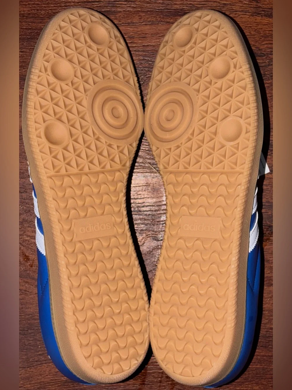 adidas | Shoes | Adidas Samba Mens Sneakers In Blue And White With Gum ...